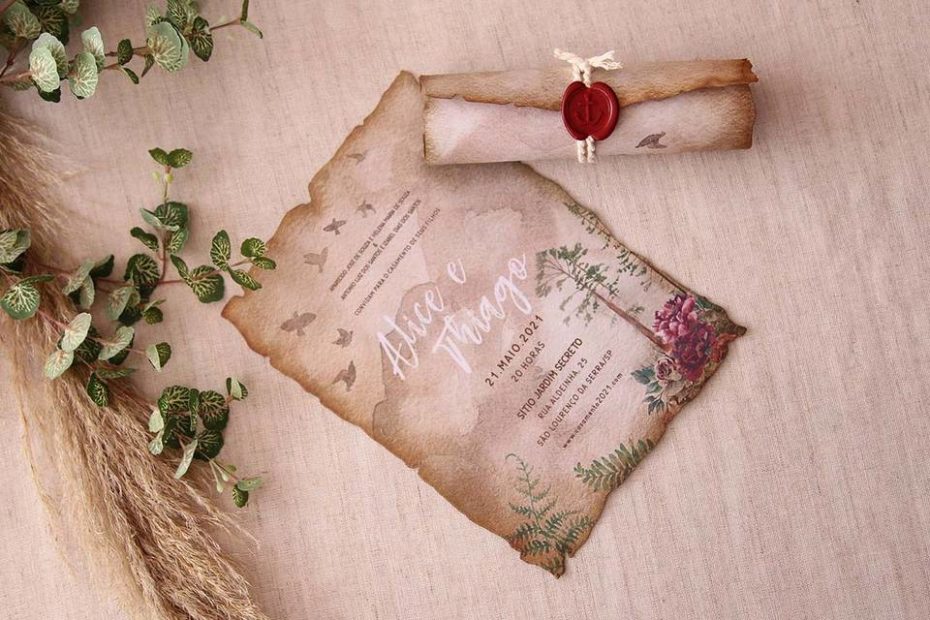 Convite de casamento chique: como escolher, onde comprar